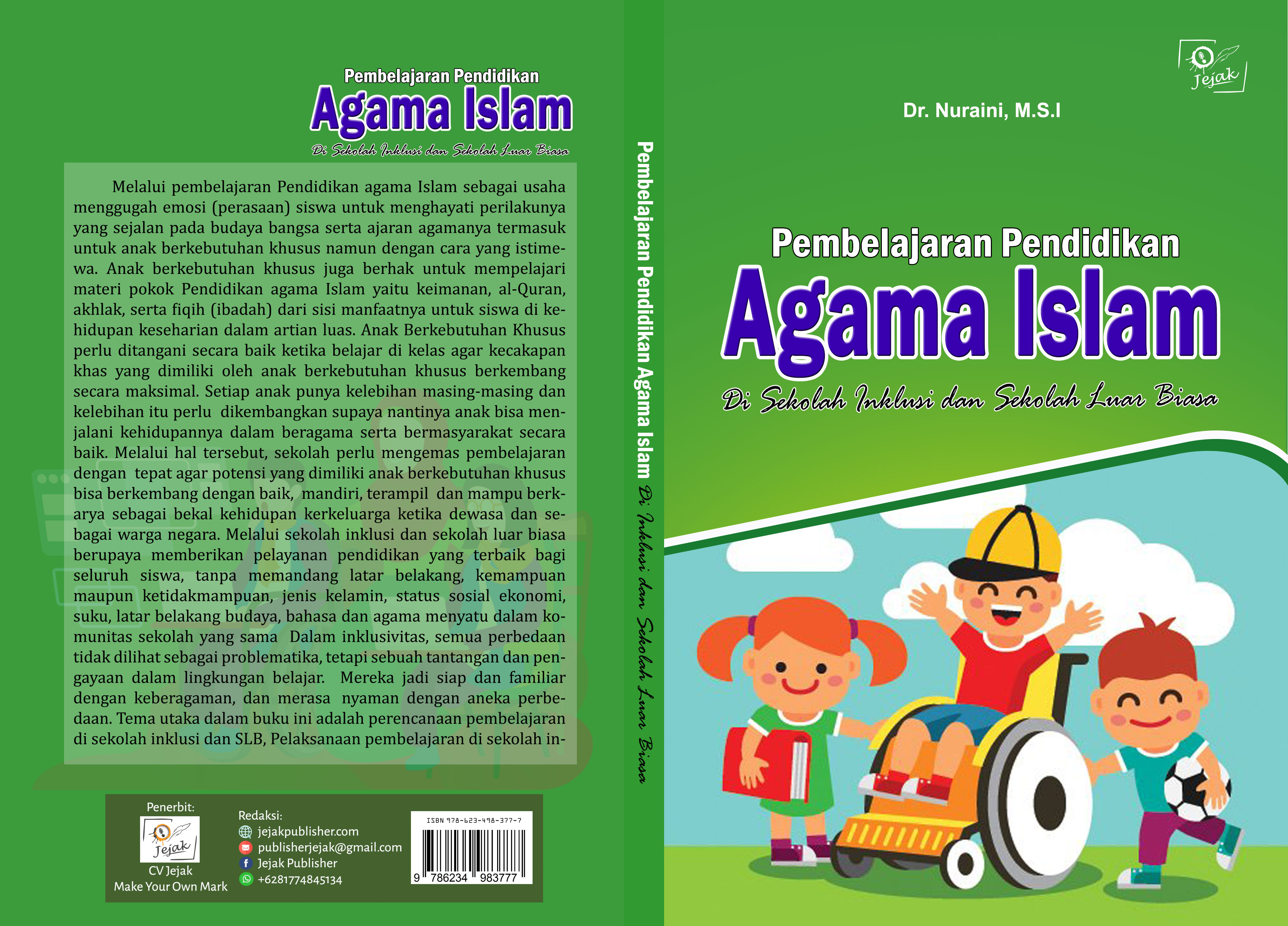 Pembelajaran Pendidikan Agama Islam Di Sekolah Inklusi dan Sekolah Luar Biasa | Toko Buku Jejak ...